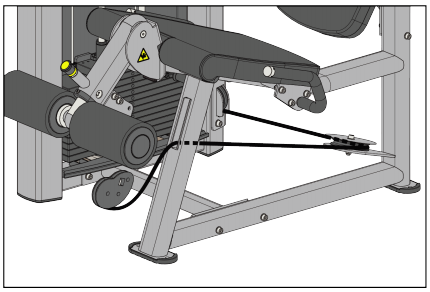 Cybex Ion CI-LE Leg Extension Cable Routing – Life Fitness Support